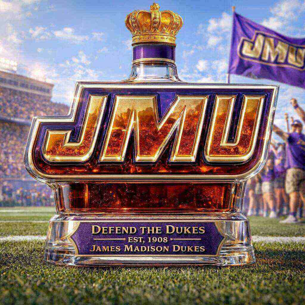 JMU DUKES Whiskey Bottle – Kidiora