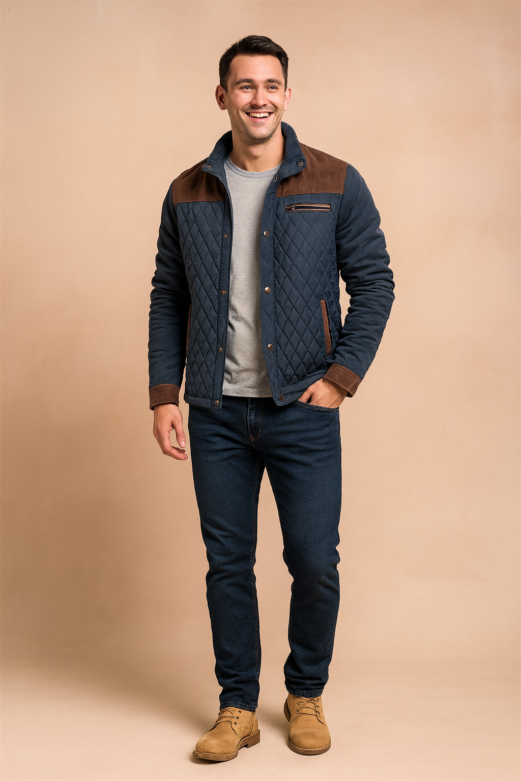 Andrew | Men's Two-Tone Jacket – Kidiora