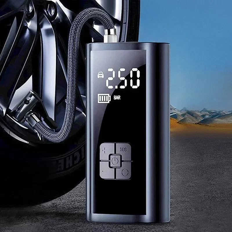 Compact Wireless Air Compressor with 150 PSI for Car and Sports ...