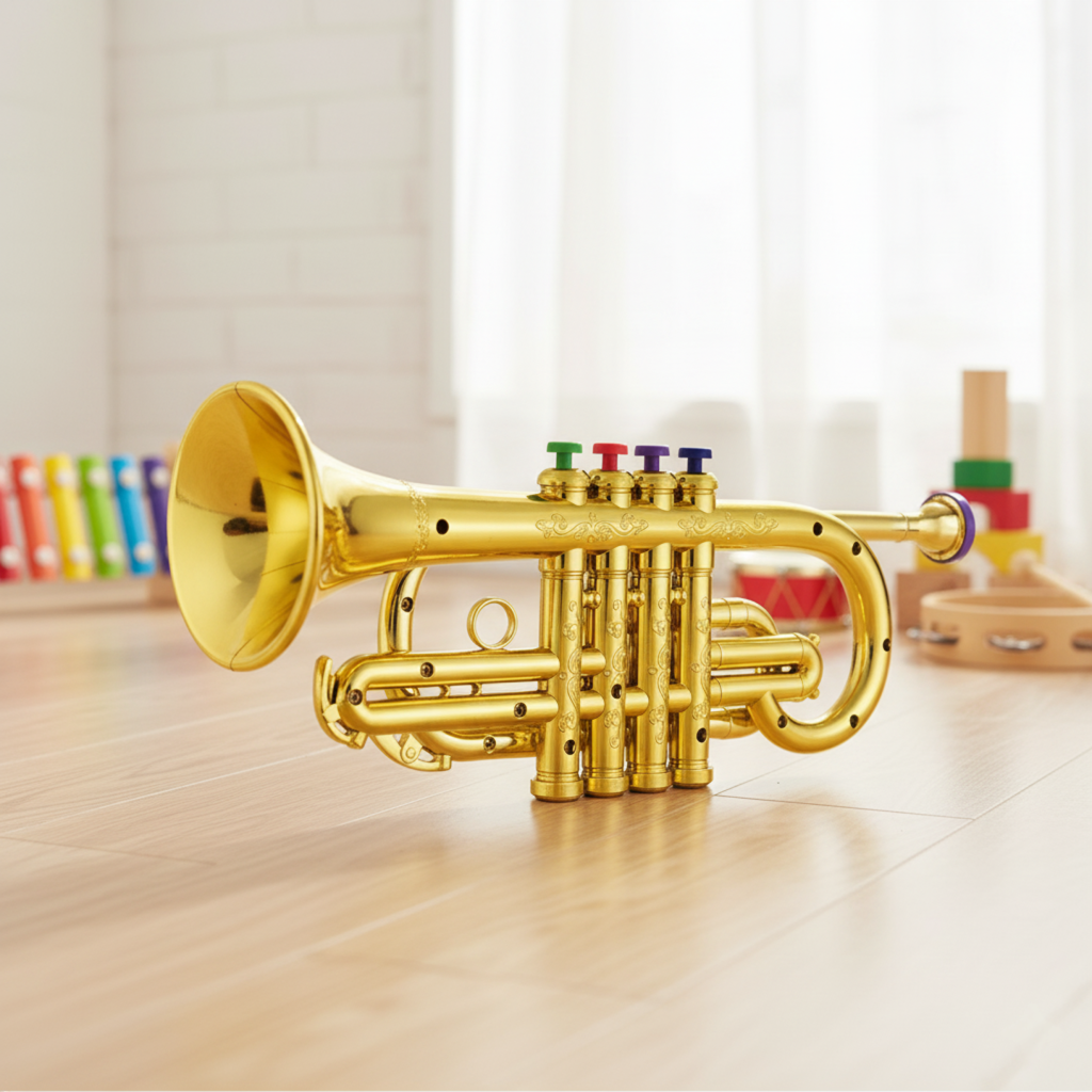 Svulp | Children's Trumpet Musical Toy | 4 Keys, Educational Instrument ...