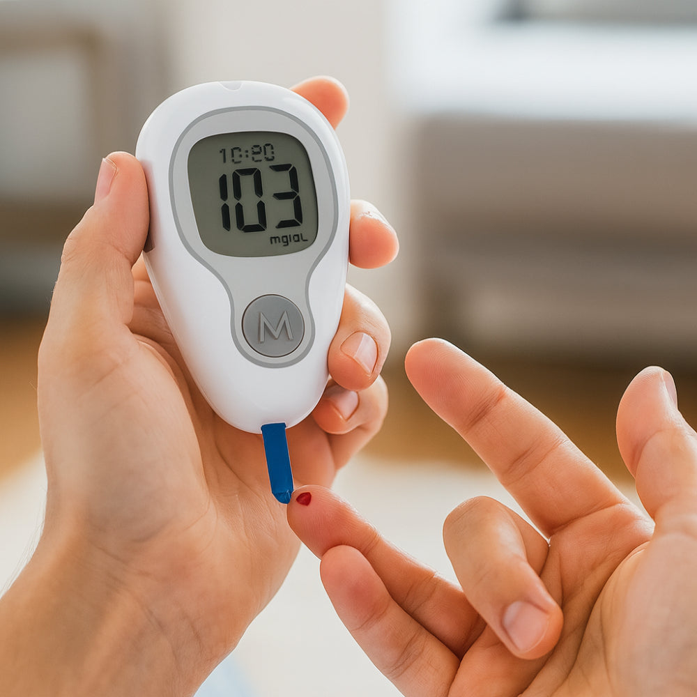 Glucose Monitor Kit Digital Blood Sugar Test Meter Set – Kidiora