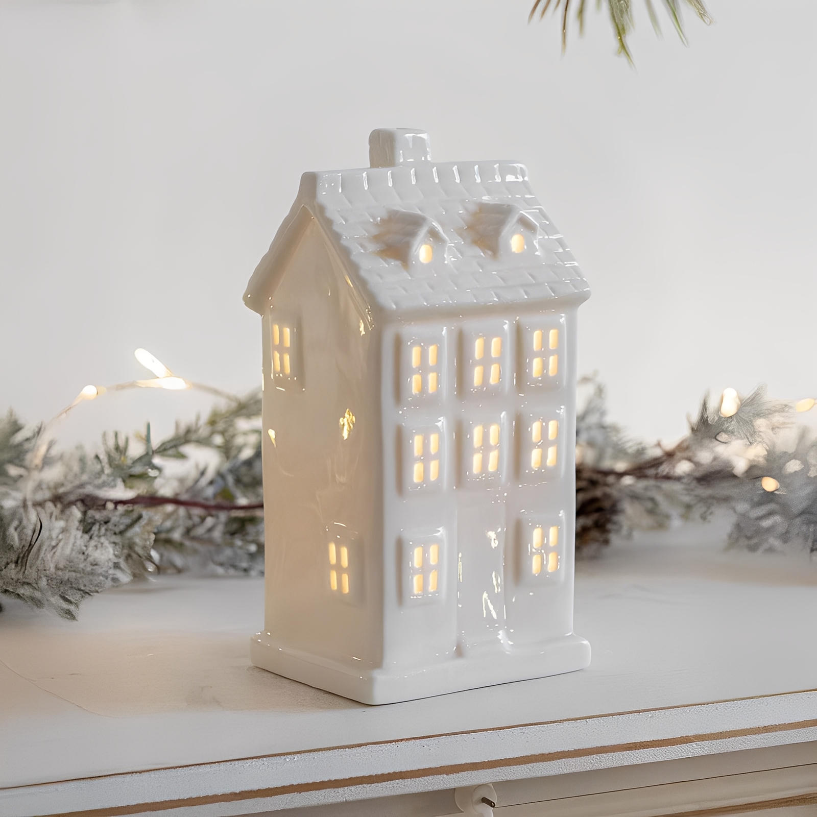 Handmade Ceramic Tealight Holder Houses – Cozy Ambiance Home Decor for ...
