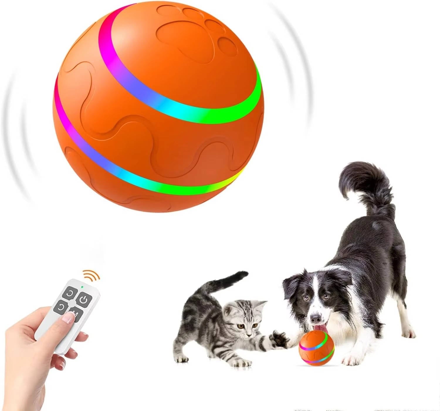 Interactive dog ball toy – Kidiora