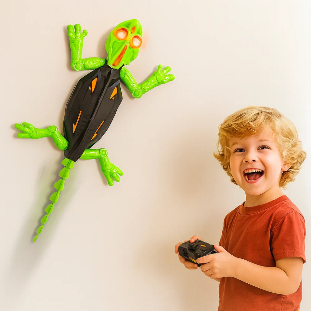 Kids Toy Lizard Remote Control Wall Climbing Robot LED Gecko – Kidiora