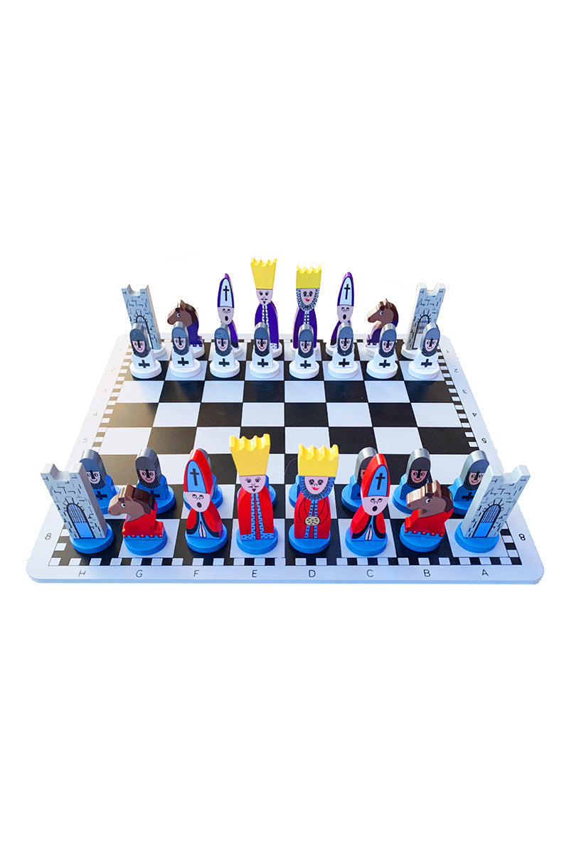 SmartMove | Educational Wooden Chess Board Game Set 30x30 cm for Kids ...