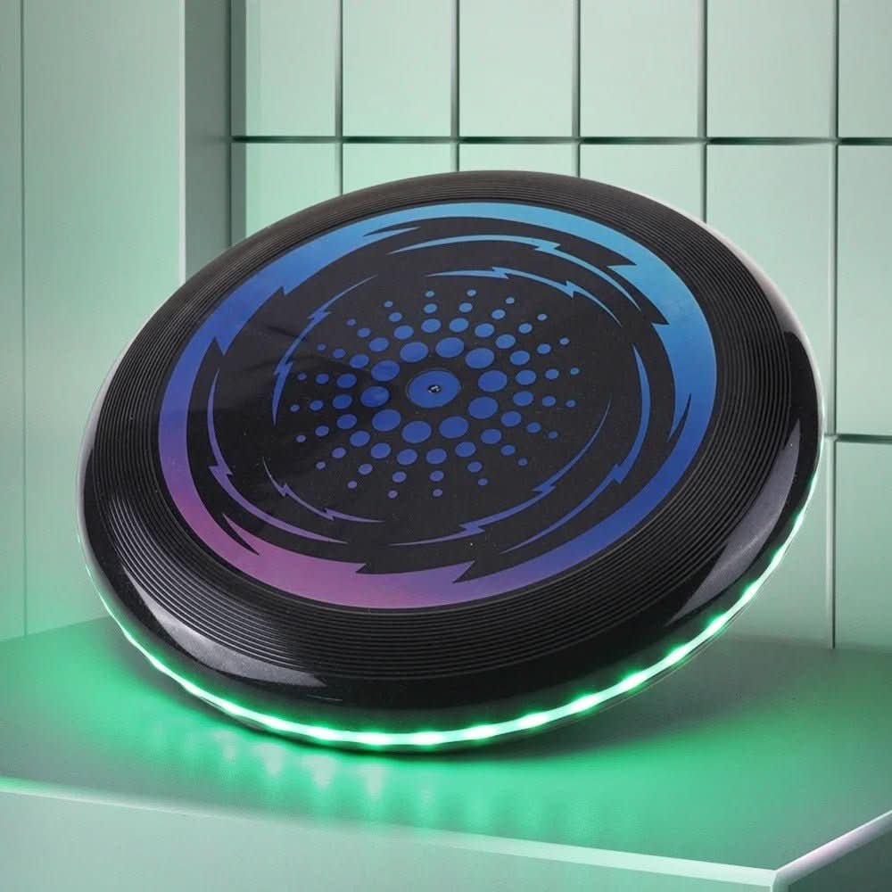 LED Luminous Frisbee – Multicolor Light-Up Disc for Night Games – Kidiora