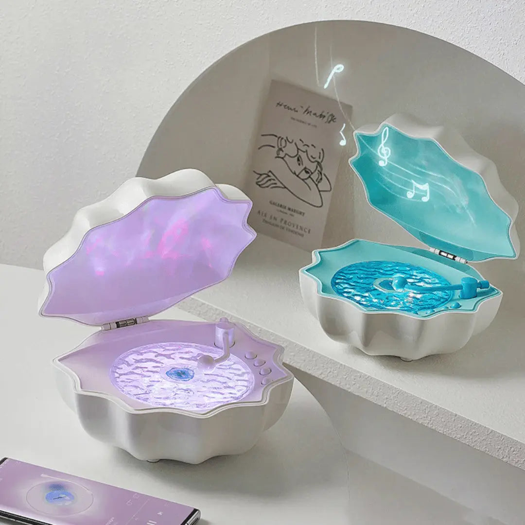 Ocean Wave Bluetooth Speaker – Relaxing LED Music Light for Bedroom ...