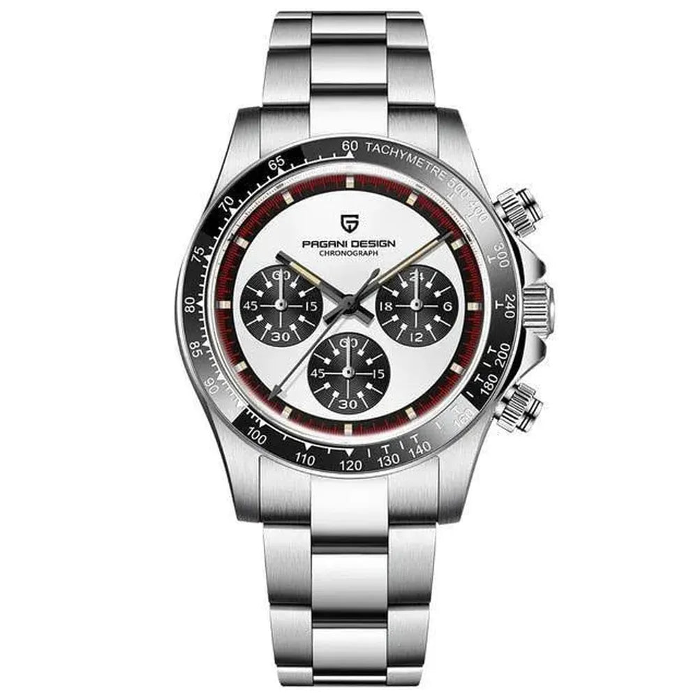 Pagani Design 40mm Vintage Racing Chronograph - Sapphire Crystal, VK36 ...