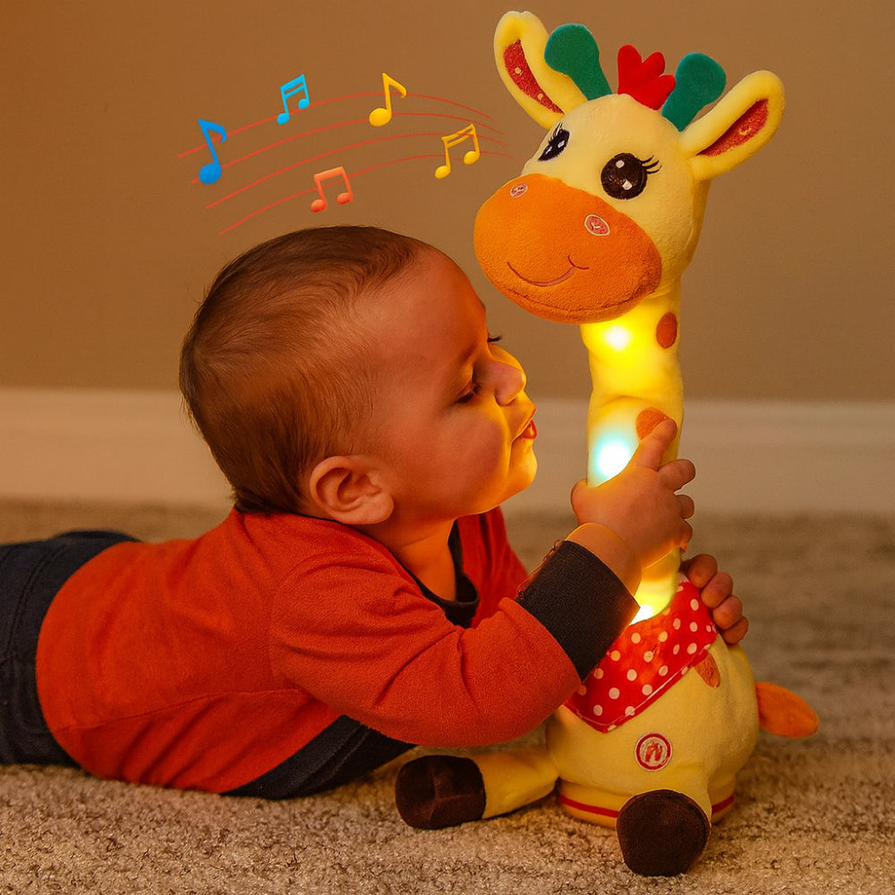 Plush Toy Interactive Singing Giraffe Kids Musical Companion – Kidiora