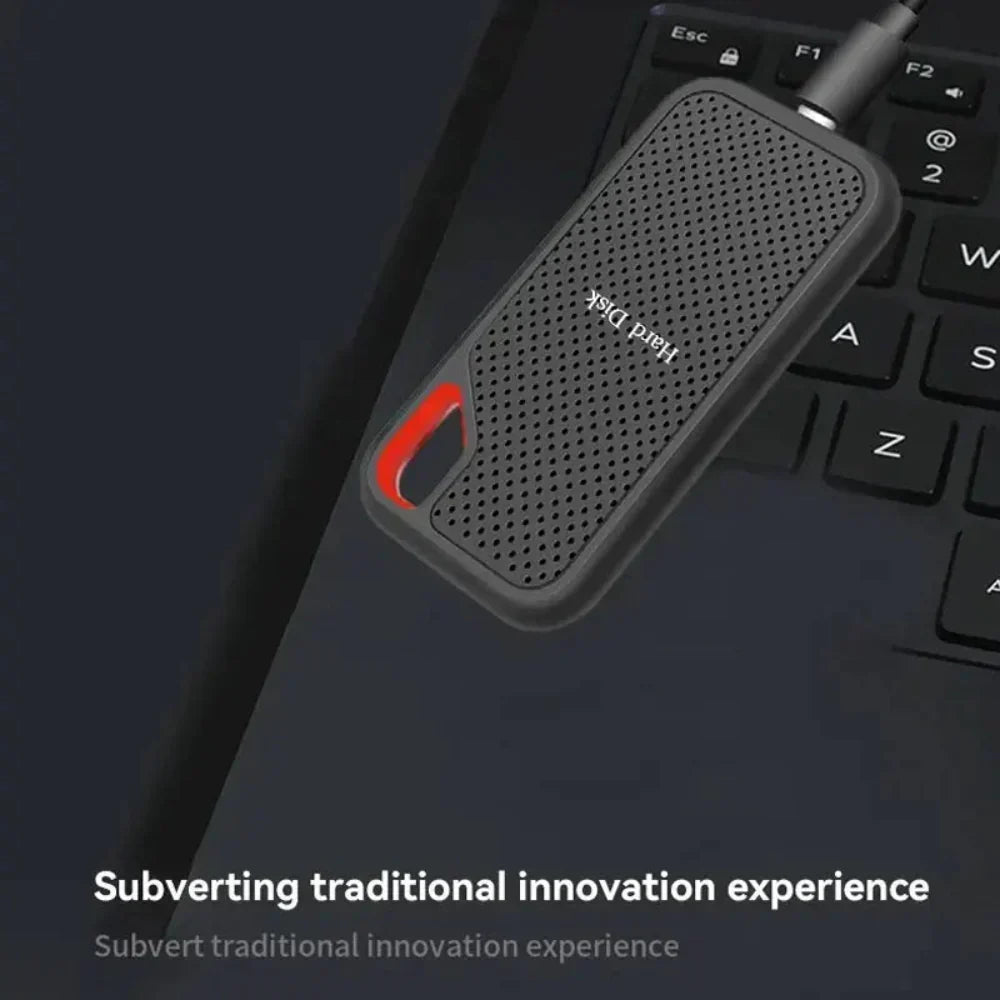 Portable External SSD Drive High Speed Data Transfer Shockproof Storage ...