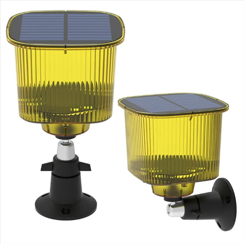 Solar-powered bird scarecrow with sound and light – Kidiora