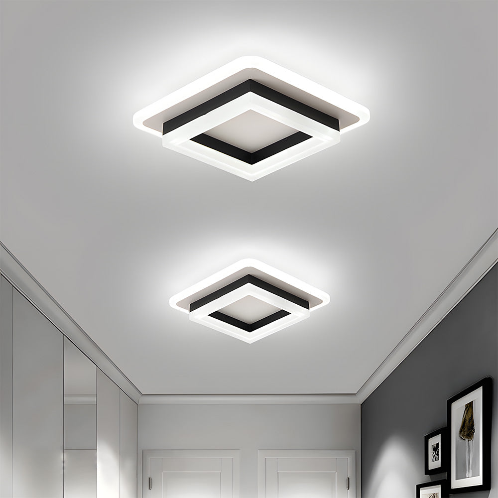 Slim Square Modern LED Ceiling Light – Kidiora