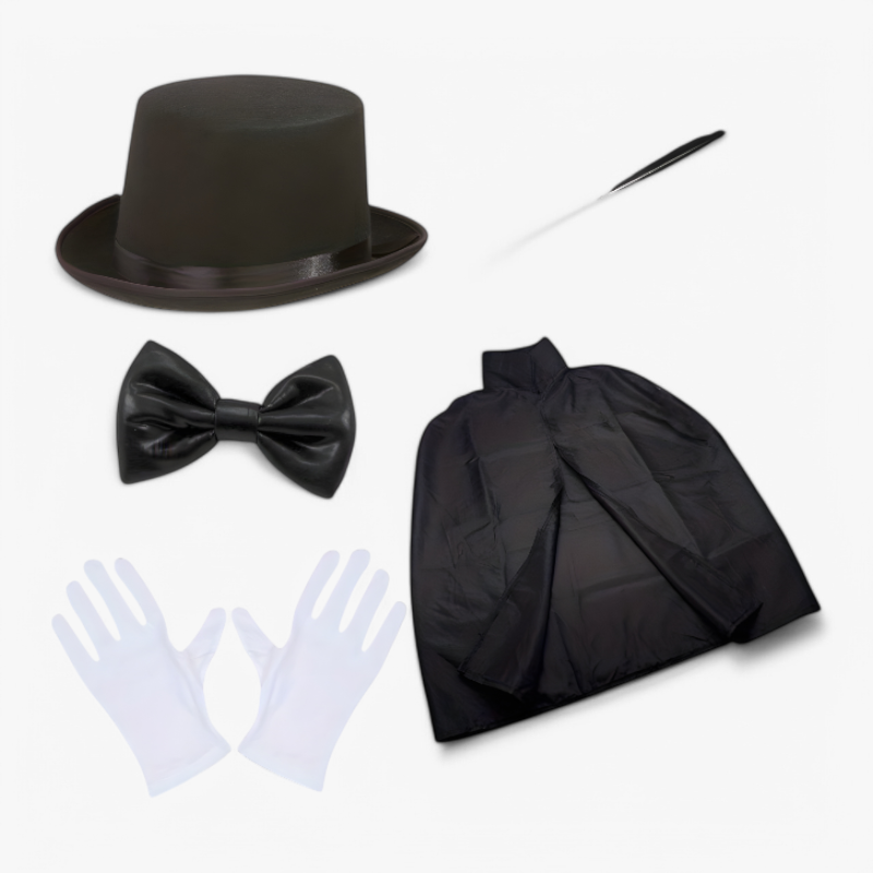 Kids Wizard Costume Set Magical Dress-Up Outfit – Kidiora