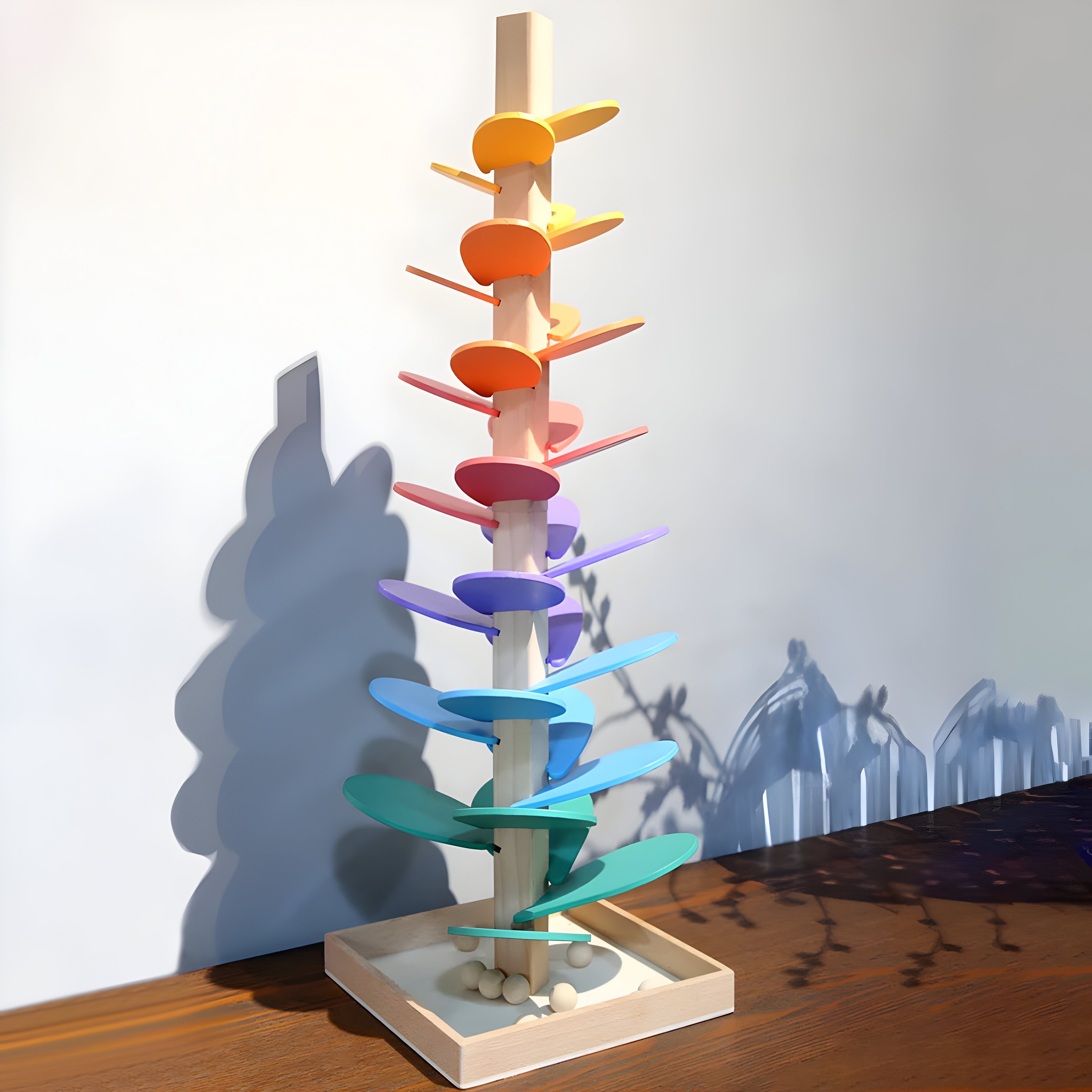 Interactive Marble Run Track Sensory Learning Toy for Early Development ...