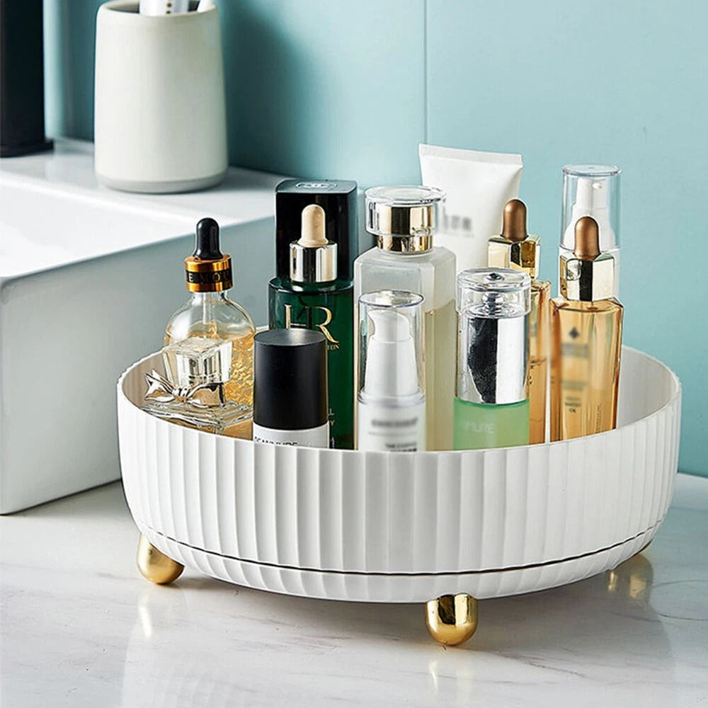 Modern 360° Swivel Organizer Tray – Durable Countertop Storage for Home ...